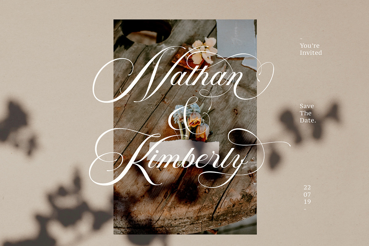 Scarlett | Elegant Calligraphy Font, a Script Font by It's Latsayz