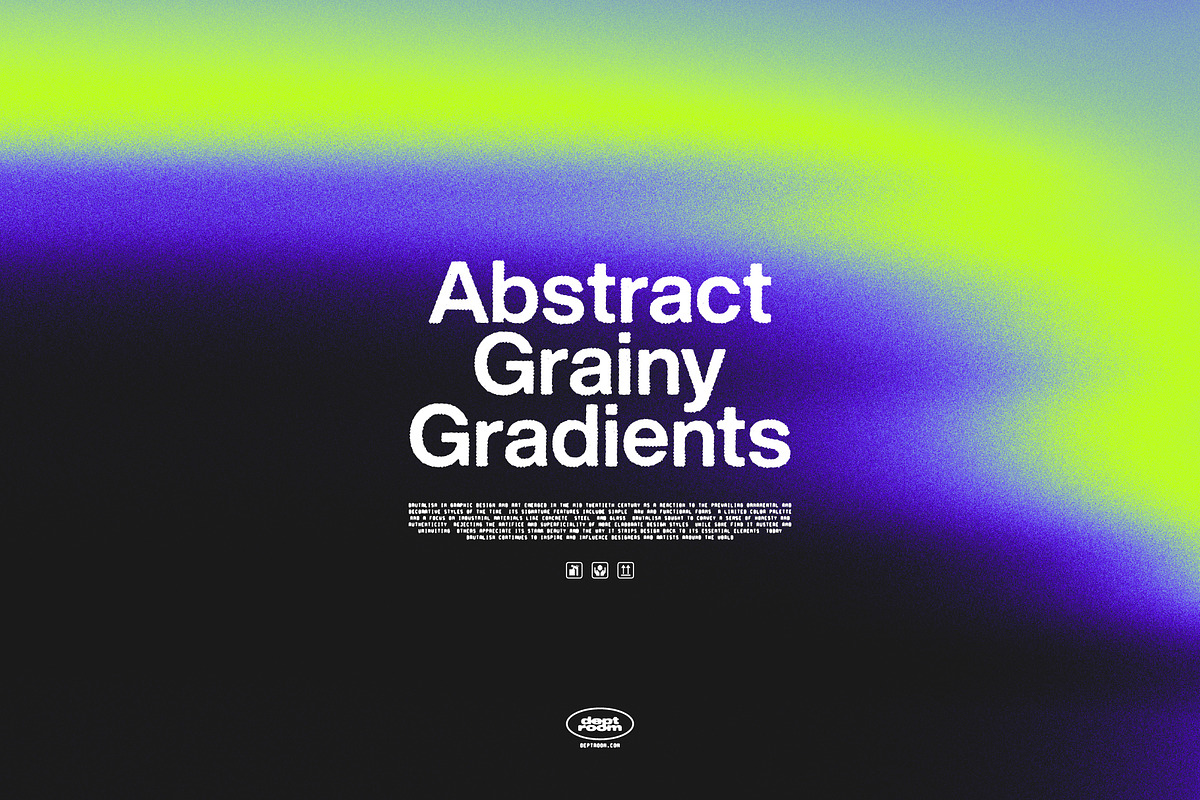 30 Abstract Grainy Gradients
