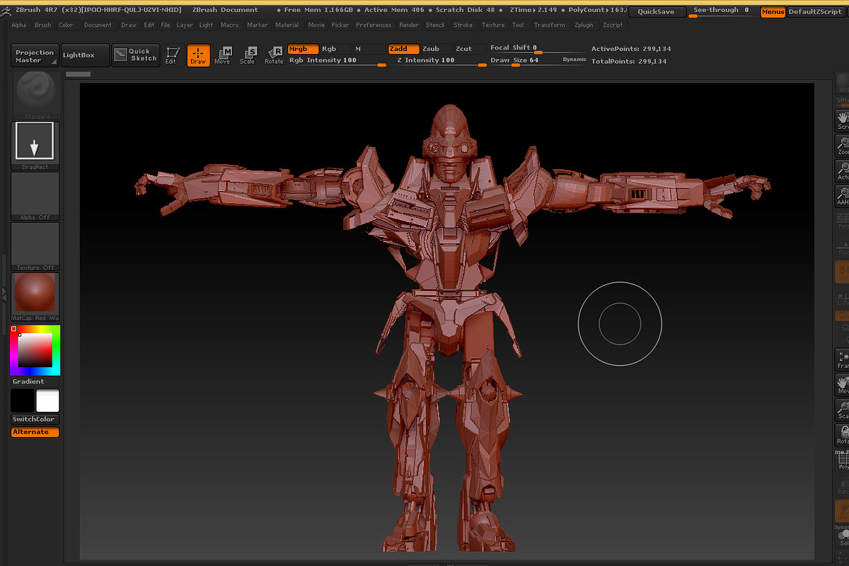Sci-fi Humanoid Robot 3D model, a Characters & Person 3D Model by Gblack Id