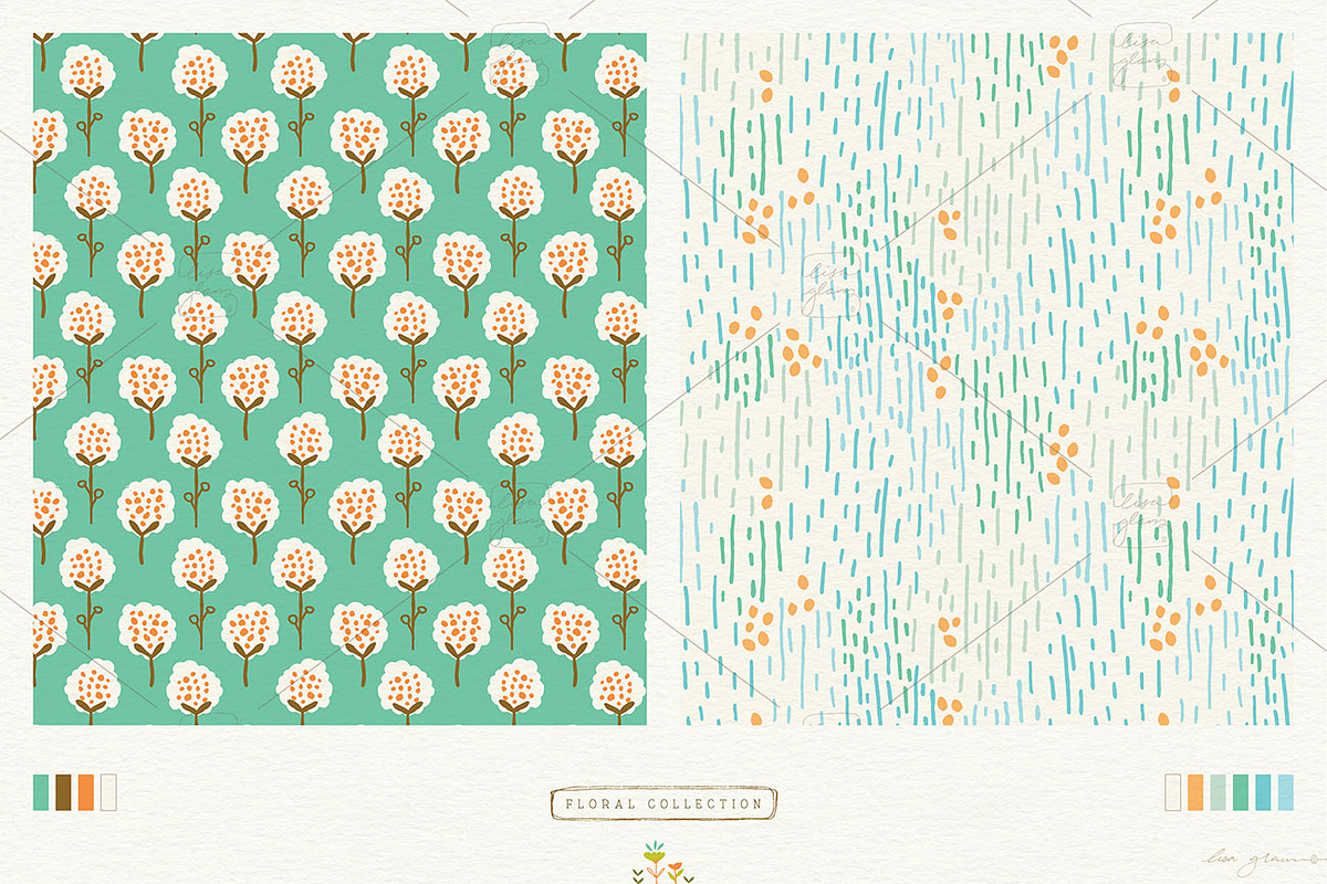 Bright & Quirky Graphics & Patterns, a Pattern Graphic by Lisa Glanz