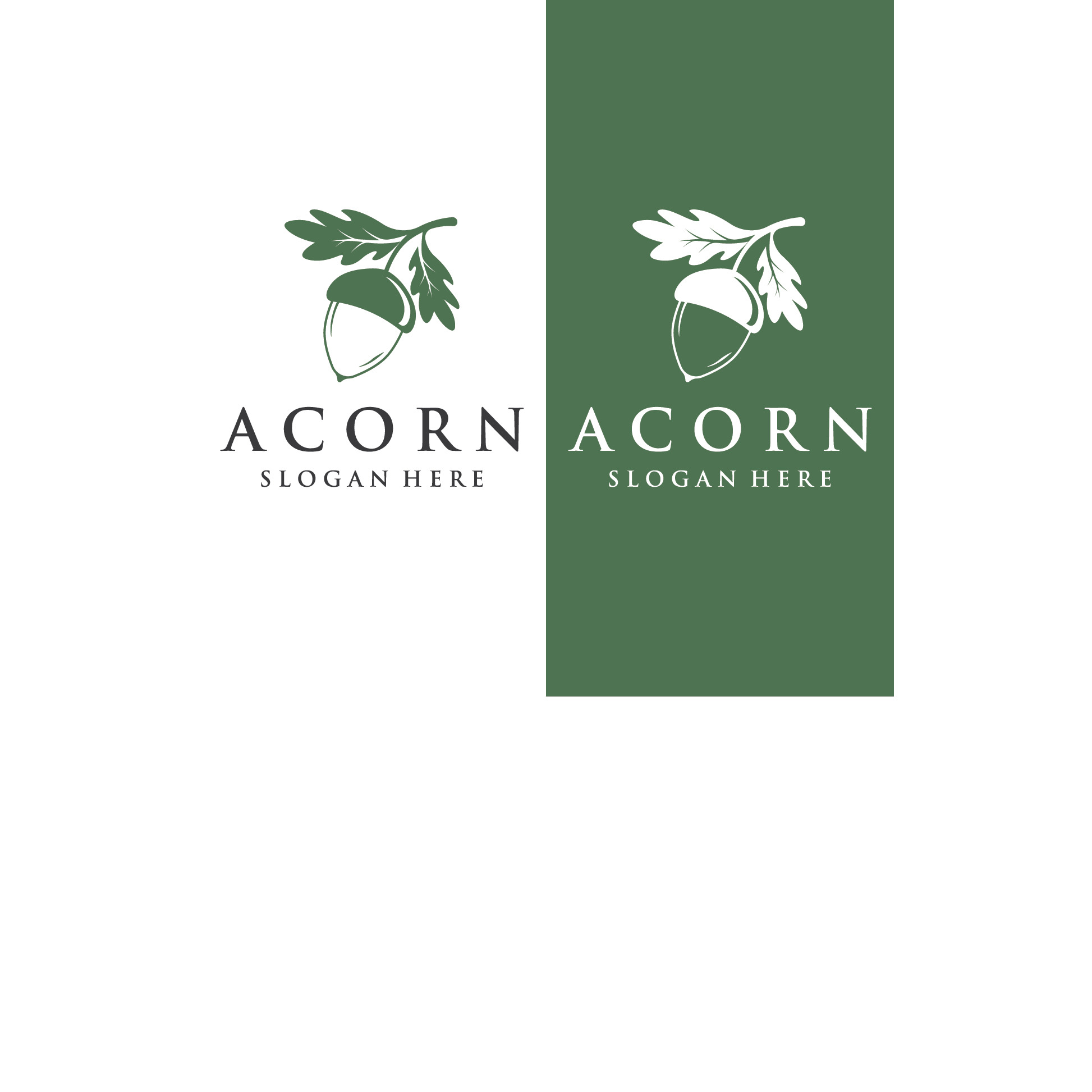 Acorn logo template design, a Branding & Logo Template by LOGOCREATIVE