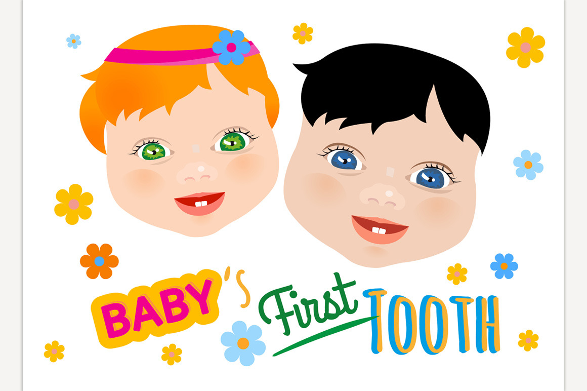 Baby First Tooth, a Person Illustration by Anna's Shop