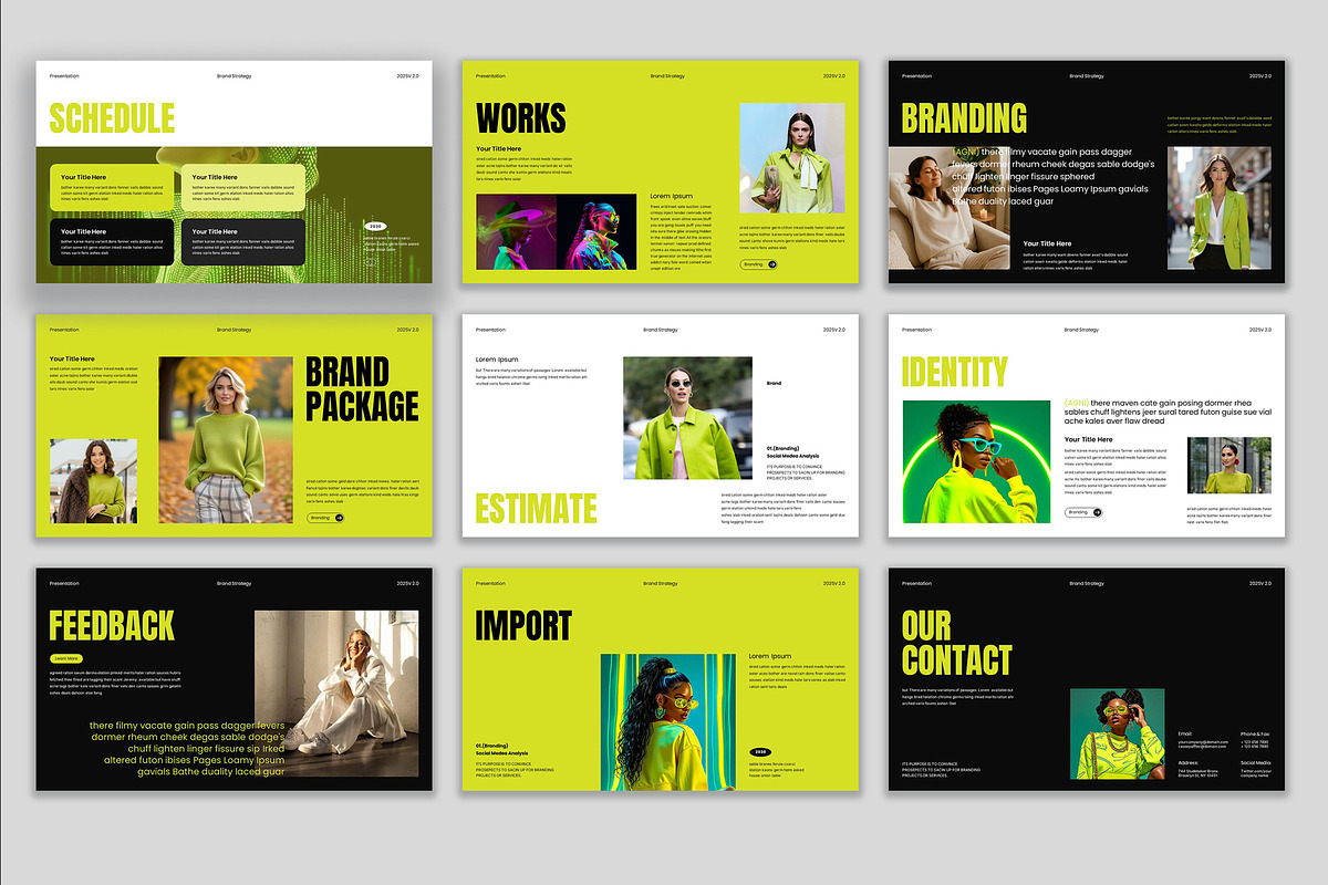 Brand Strategy Presentation template