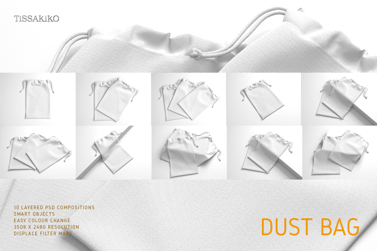 Dust Bag Mockup, a Product Mockup by Tissakiko