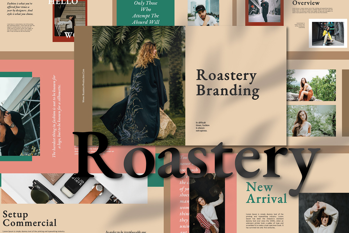 Roastery Powerpoint Template, a Presentation Template by Yo Slide