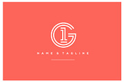 Monogram icon logo G1, a Branding & Logo Template by idesign_4u
