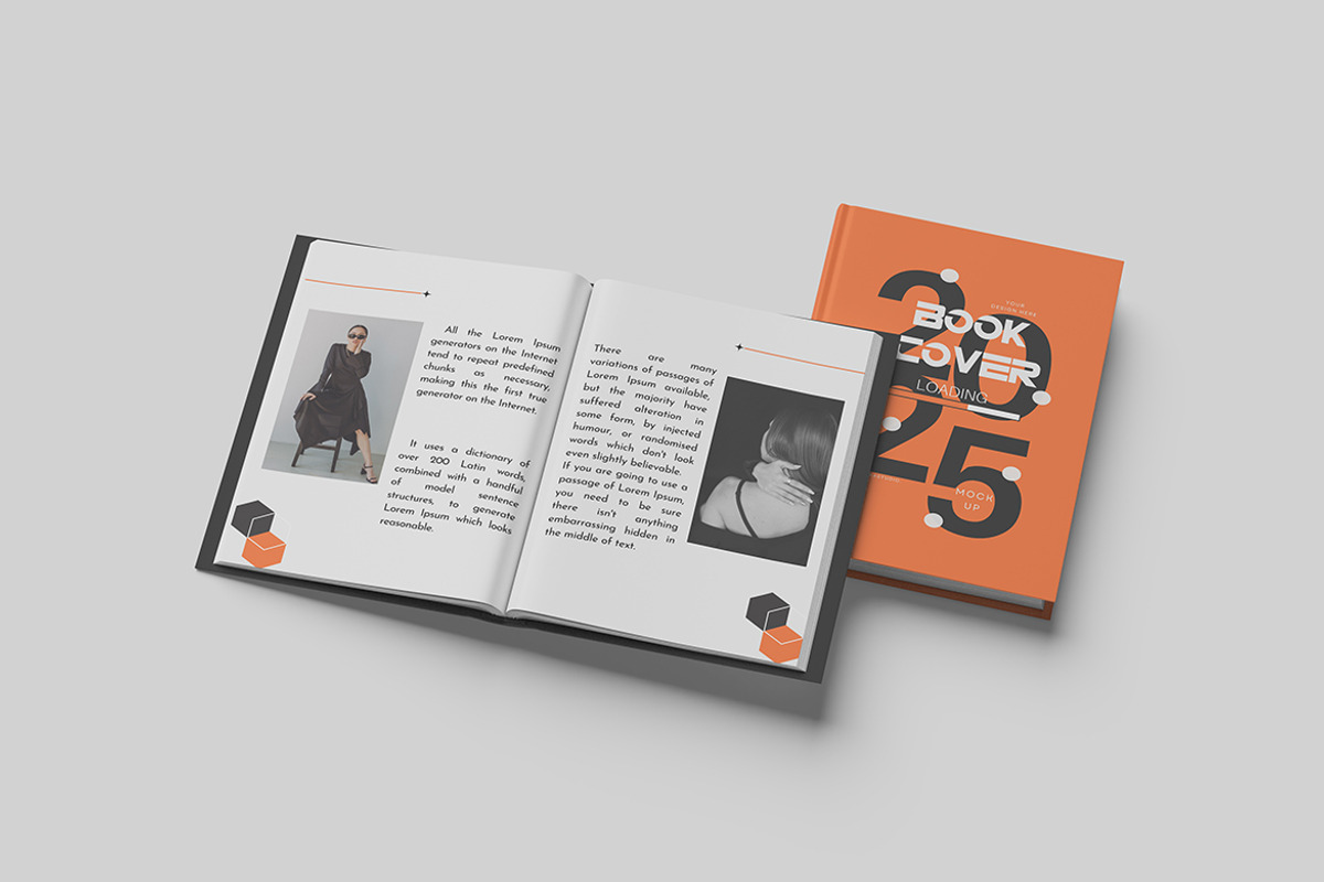 Book Cover Mockup, a Books & Magazine Mockup by seramoe