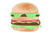 Burger, an Object Graphic by ARTYuSTUDIO
