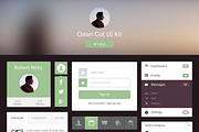 Clean Cut UI Kit, an UI Kit Template by iris.design