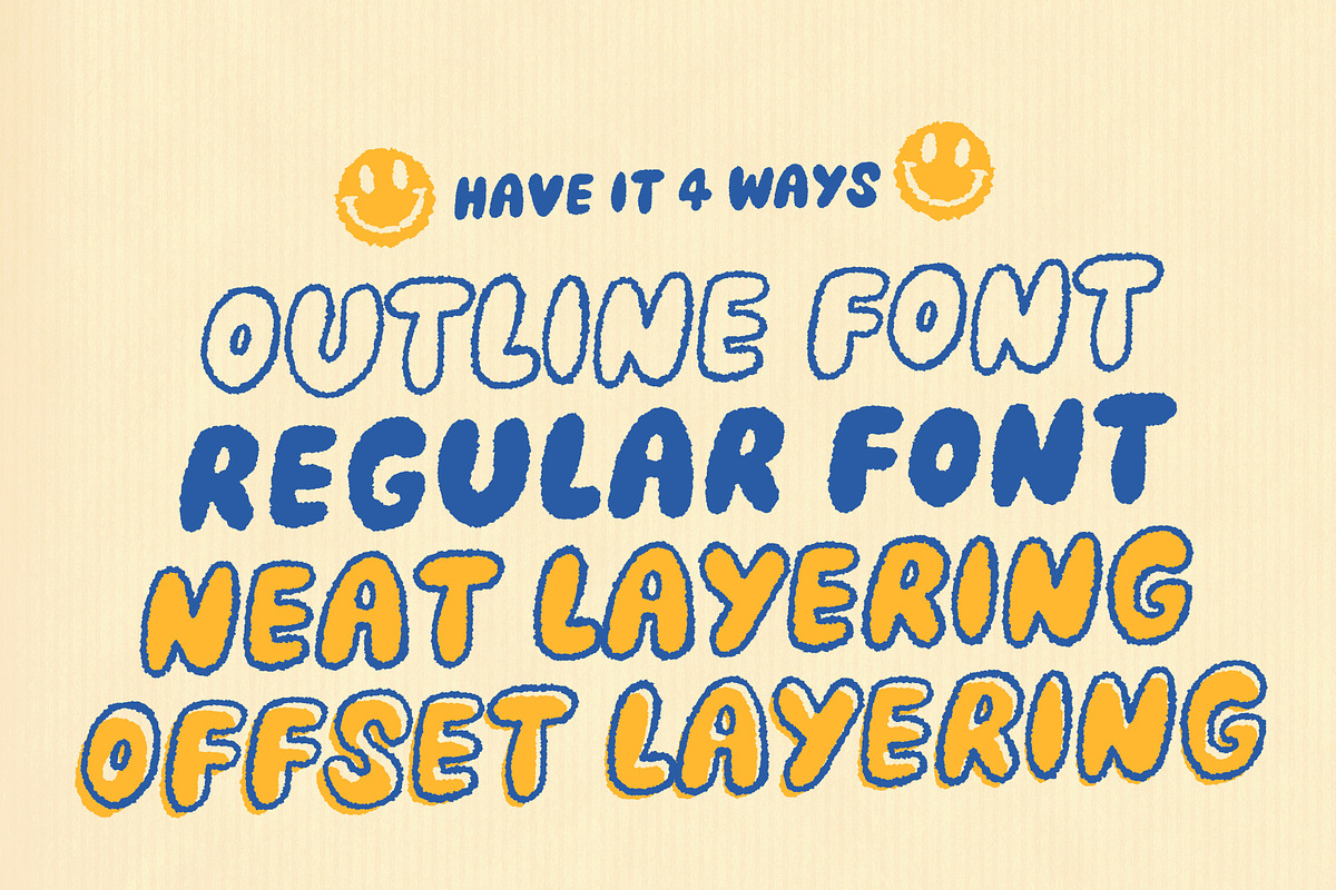 Crazy Diamond Fonts + Doodles, a Font by ReveryWorks
