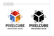 Pixel Cube Logo, a Branding & Logo Template by Design_Planet