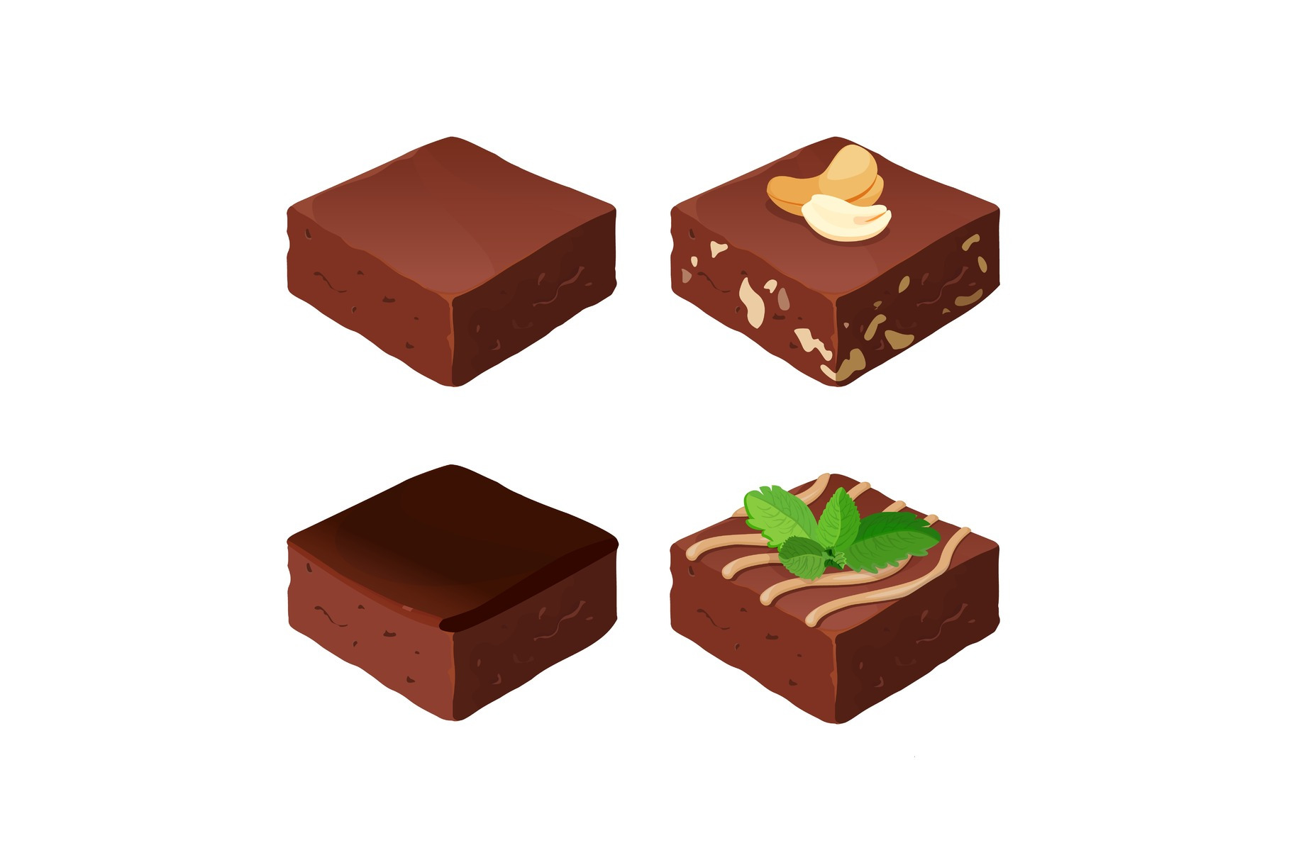 Chocolate fudge. Homemade, a Food Illustration by Shanvood | Creative ...