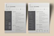 Resume Alex, a Resume Template by Astut