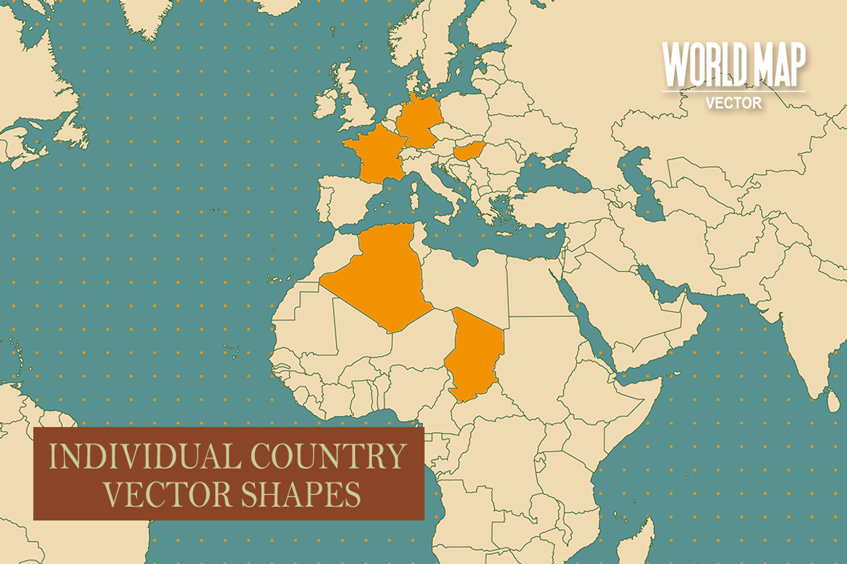 World Map Vector - Natural Earth, a Graphic by Fendell Projects