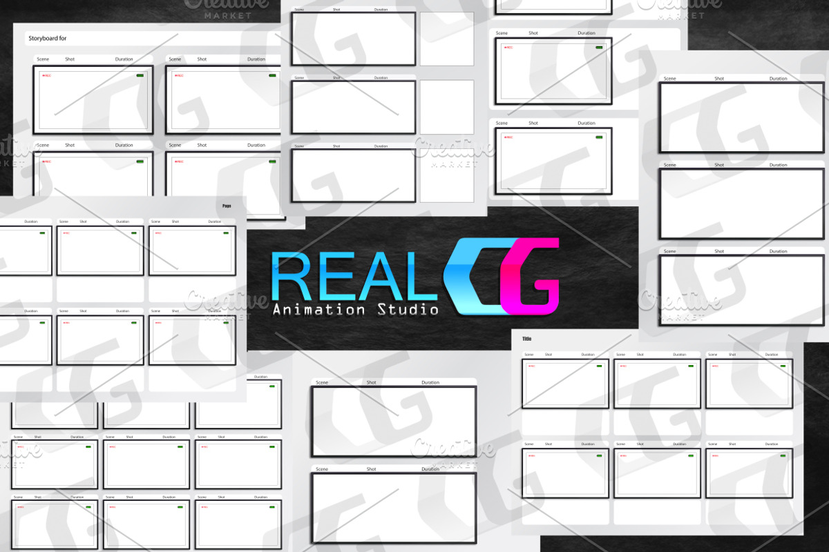 HDTV storyboard template PSD n jpg, a Presentation Template by RealCG ...