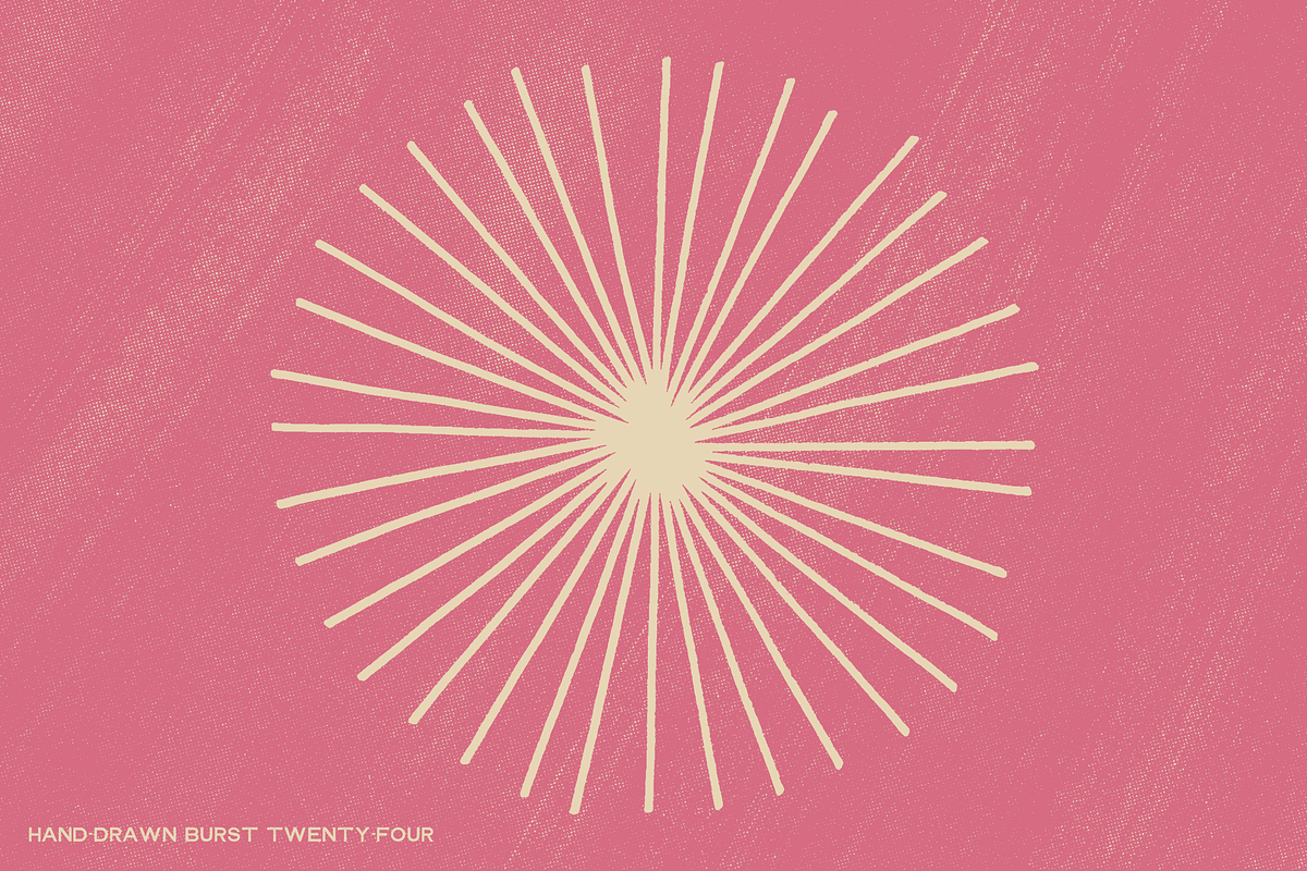 The Shop | 28 hand-drawn burst elements