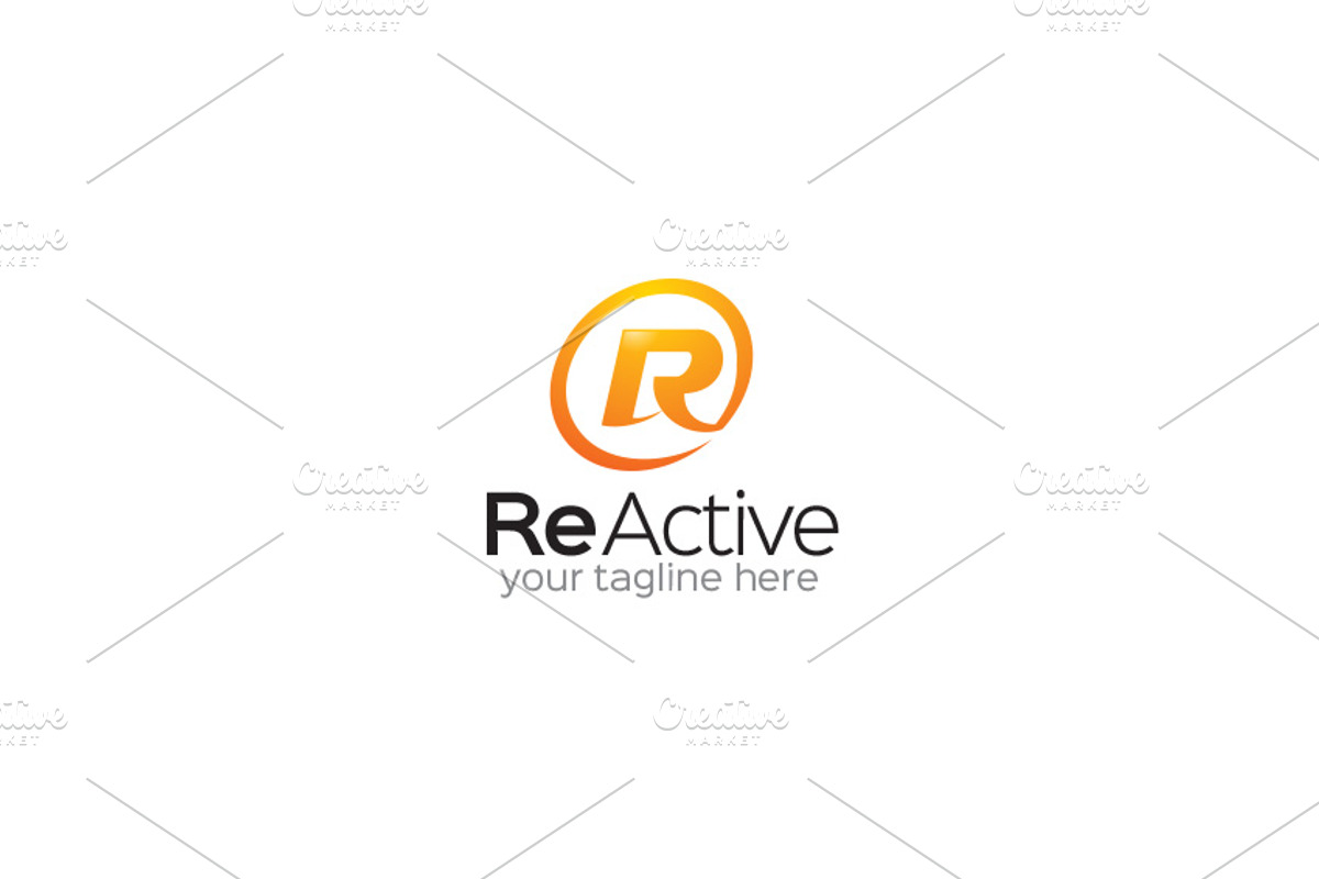 R Logo - ReActive, a Branding & Logo Template by Arslan