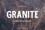 Granite, a Sans Serif Font by deadlock studio | Creative Market
