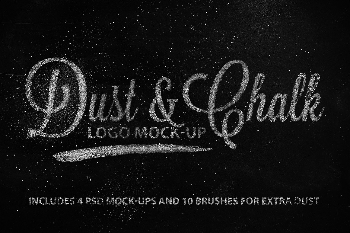 Dust & Chalk Logo Mock-up, a Graphic by DesignSomething