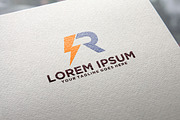 Letter R Lightning logo design, a Branding & Logo Template by REDVY ...