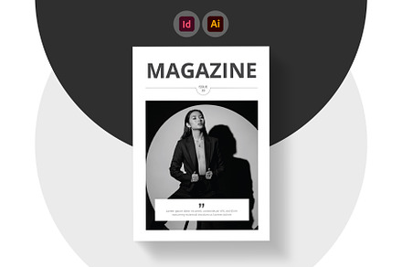 Magazine Template Canva