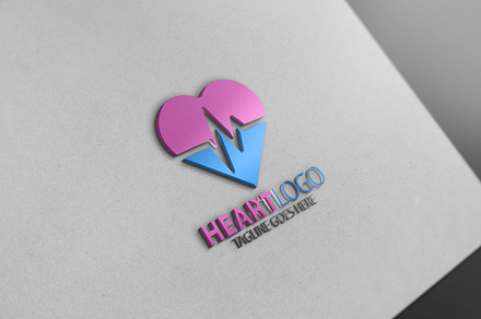 Heart Mail, a Branding & Logo Template by Josuf Media