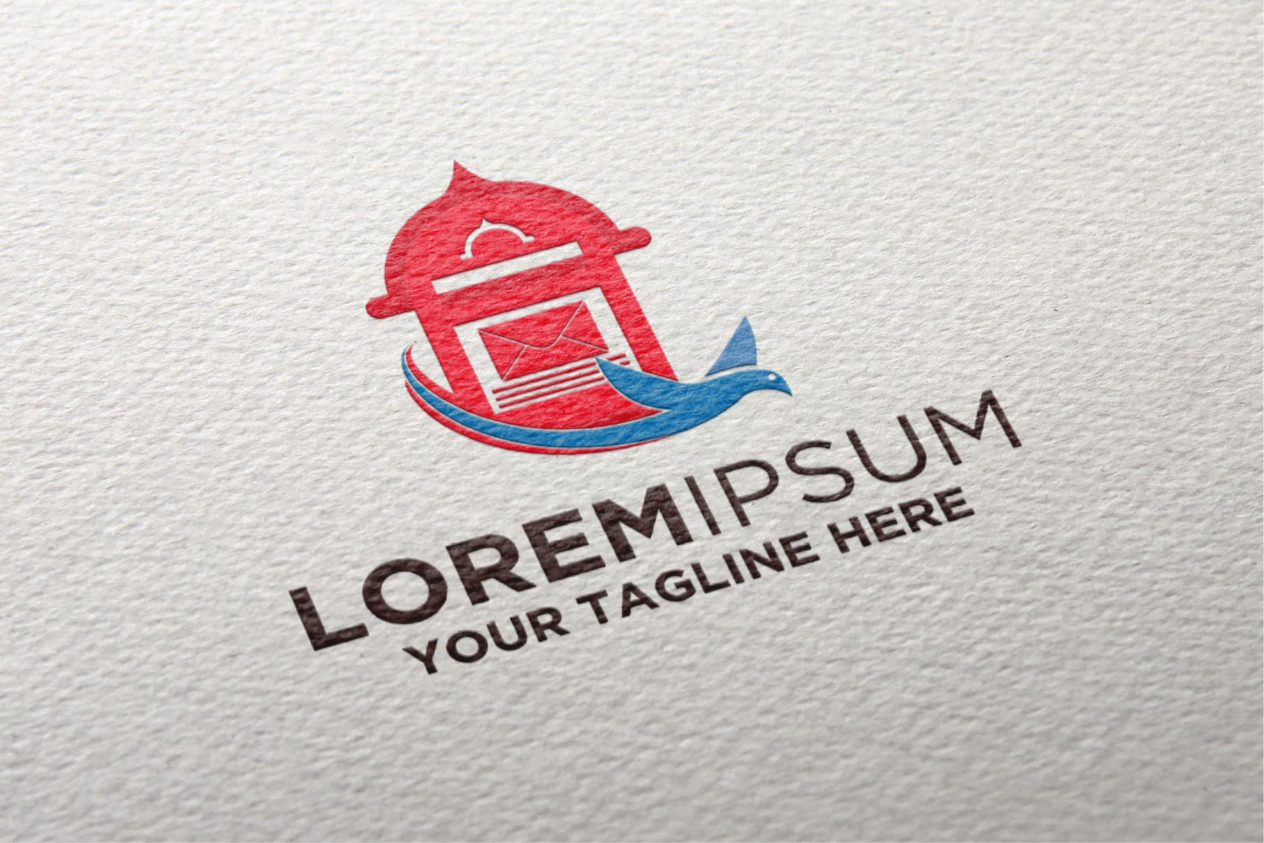 Post box with Birds Logo, a Branding & Logo Template by REDVY CREATIVE