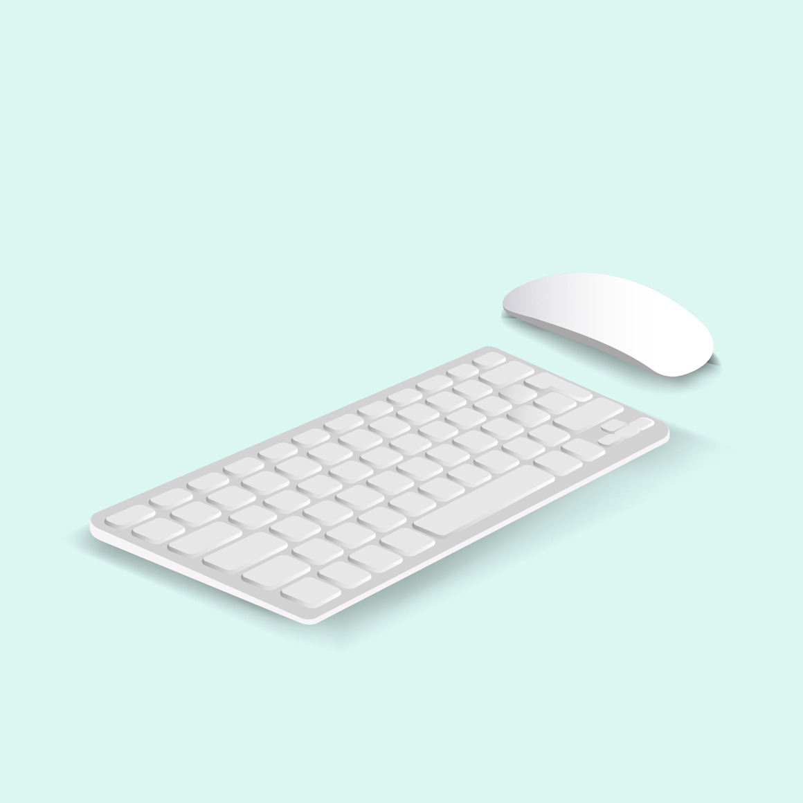 Vector of keyboard and mouse icon, a Technology Illustration by rawpixel