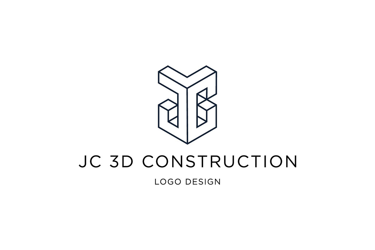 JC Construction Logo Design, a Branding & Logo Template by FransiskaDesign