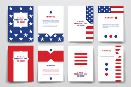 President's Day brochures, a Brochure Template by Palau