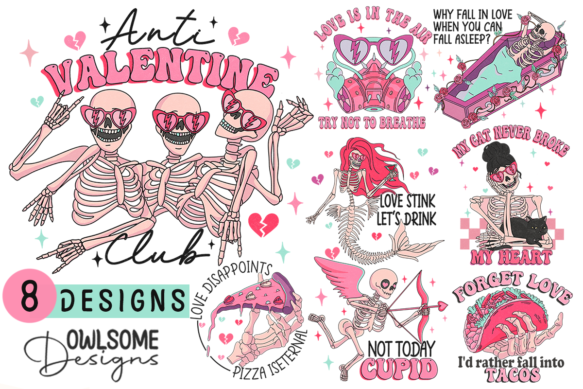 Anti Valentine Day Sublimation, a Graphic by Owlsome.Designs