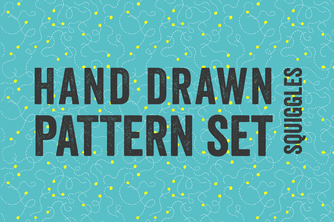 3 Seamless Squiggle Patterns, a Pattern Graphic by Nic Channon