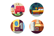 Set of furniture icons, an Icon by Kit8.net