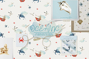 Sea patterns Kids graphic collection, an Animal Illustration by ...