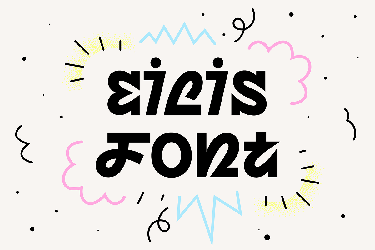 Eilis, a Font by EwaOlszewska