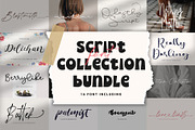 Script Font Collection Bundle, a Script Font by Prioritype Co