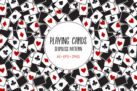 Cartoon playing cards | Illustrations ~ Creative Market