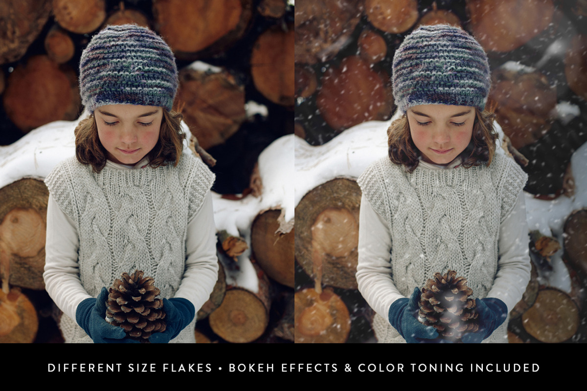 Snowy - Falling Snow Effects, a Layer Style Add-On by RAPPIDLY