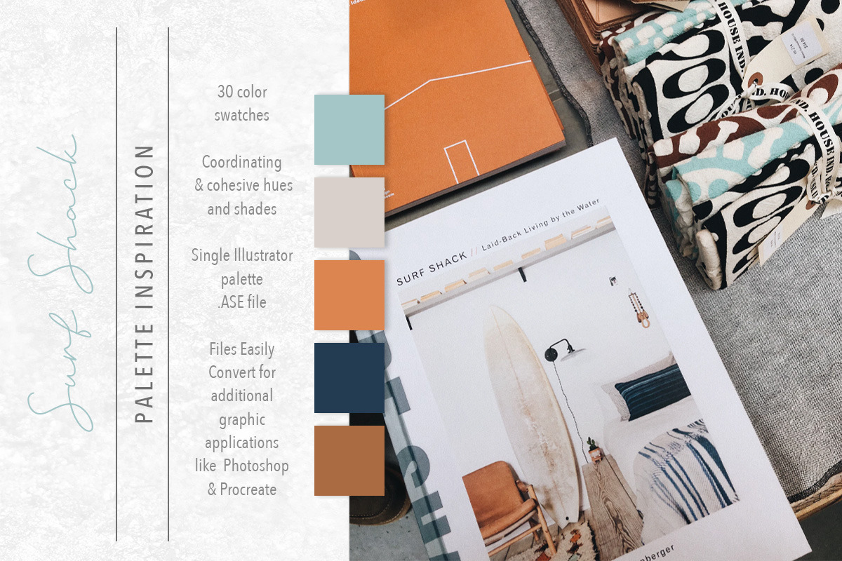 Illustrator Color Palette Bundle V2, a Palette Add-On by Jennadesigns