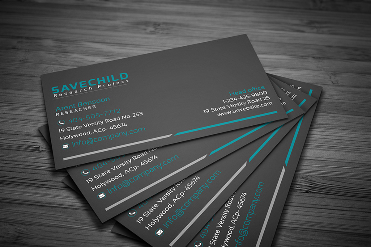 Eya Business Card, a Business Card Template by DesignGhar