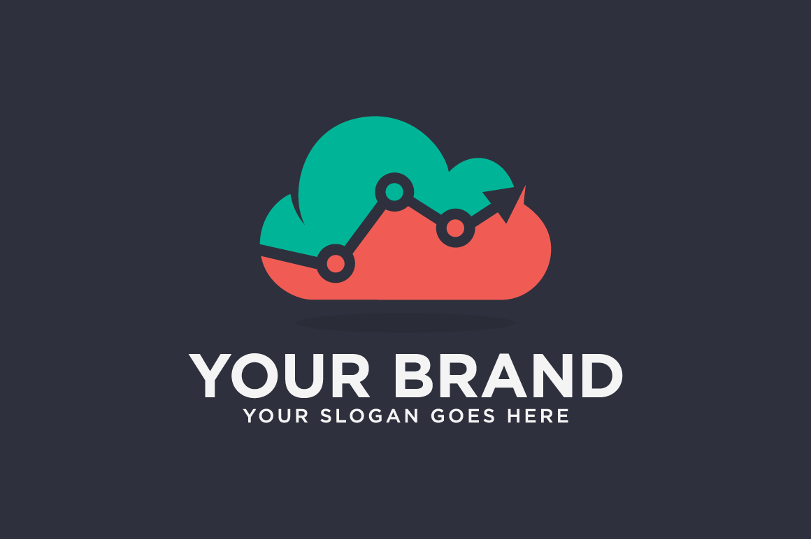 Cloud Financial Monitoring, a Branding & Logo Template by Toko Pak ...