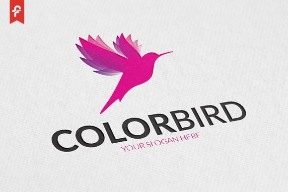 Color Bird Logo, a Branding & Logo Template by ft.studio