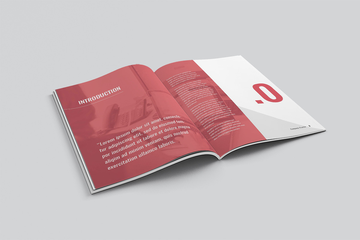 Company Profile Magazine, a Magazine Template by AQR Studio