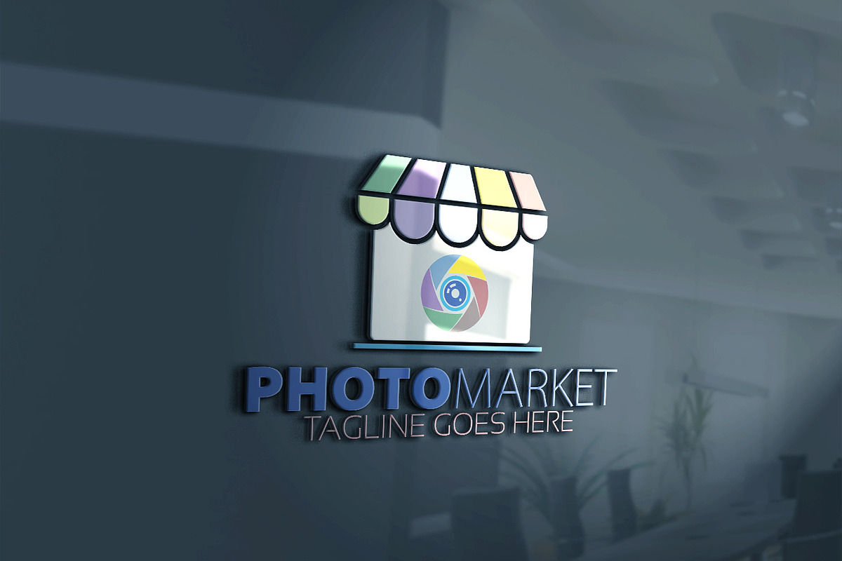 Photo Market Logo, a Branding & Logo Template by essegraphic