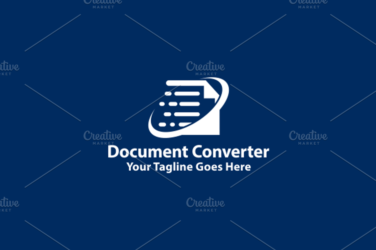 Document Converter Logo, a Branding & Logo Template by REDVY CREATIVE
