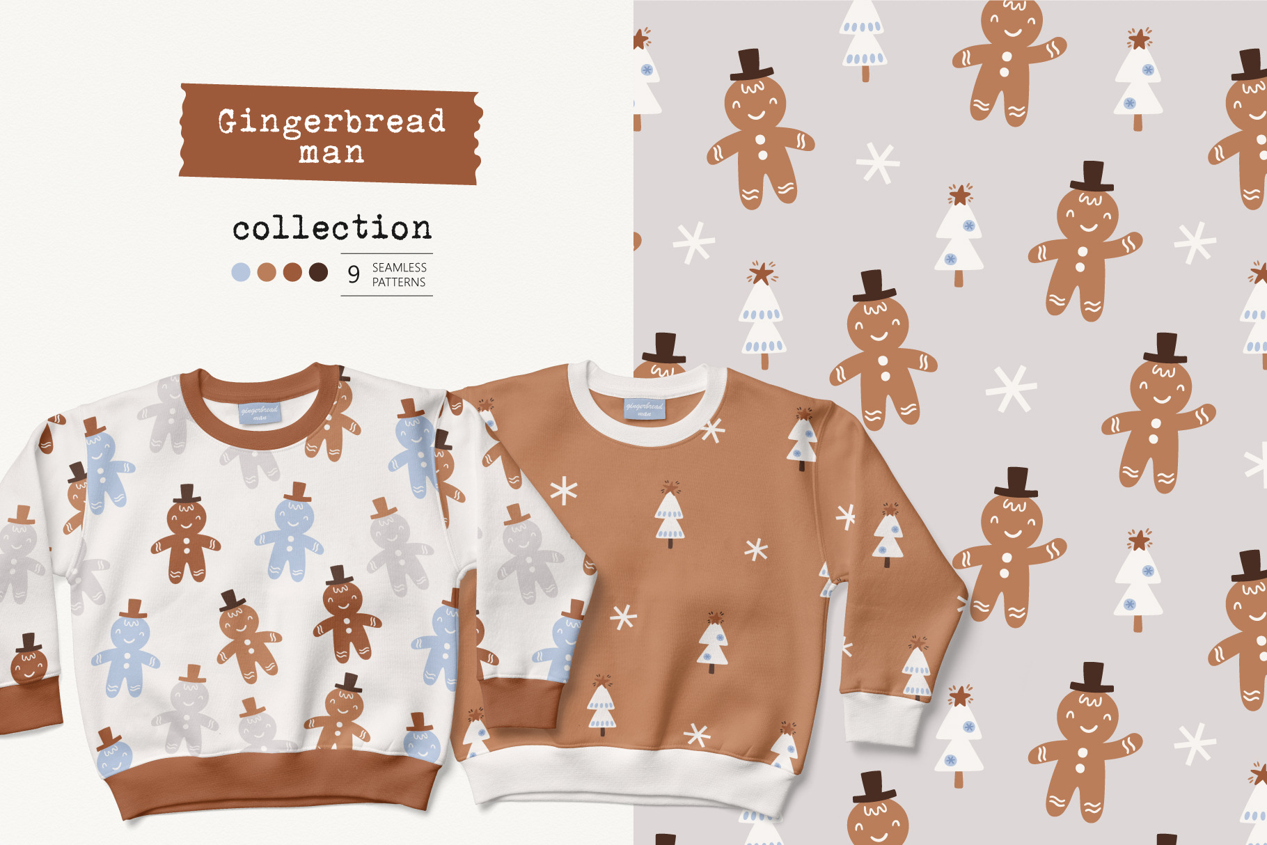 Gingerbread man collection