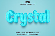 Crystal 3d Editable Psd Text Effect, a Layer Style Add-On by bdrobin