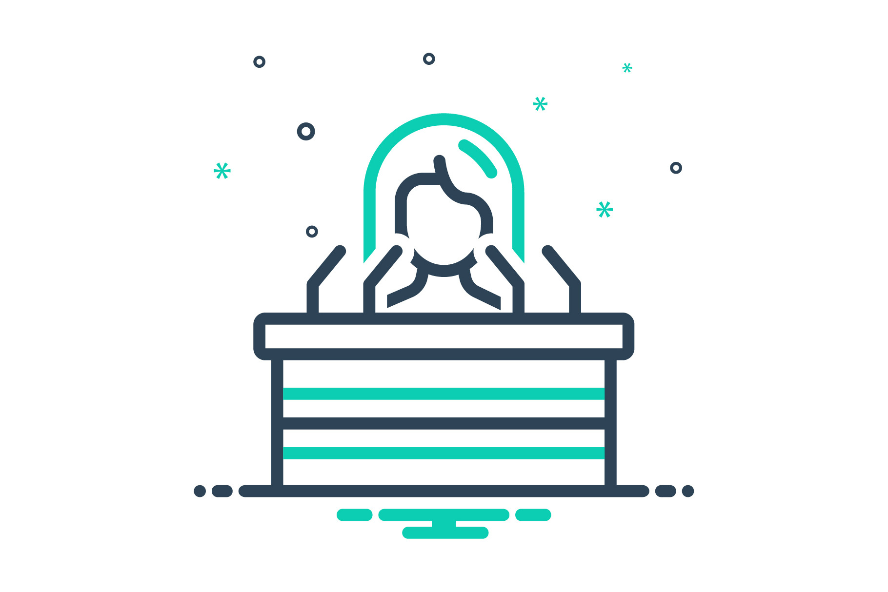 Speech oration icon, an Icon by Creative priyanka