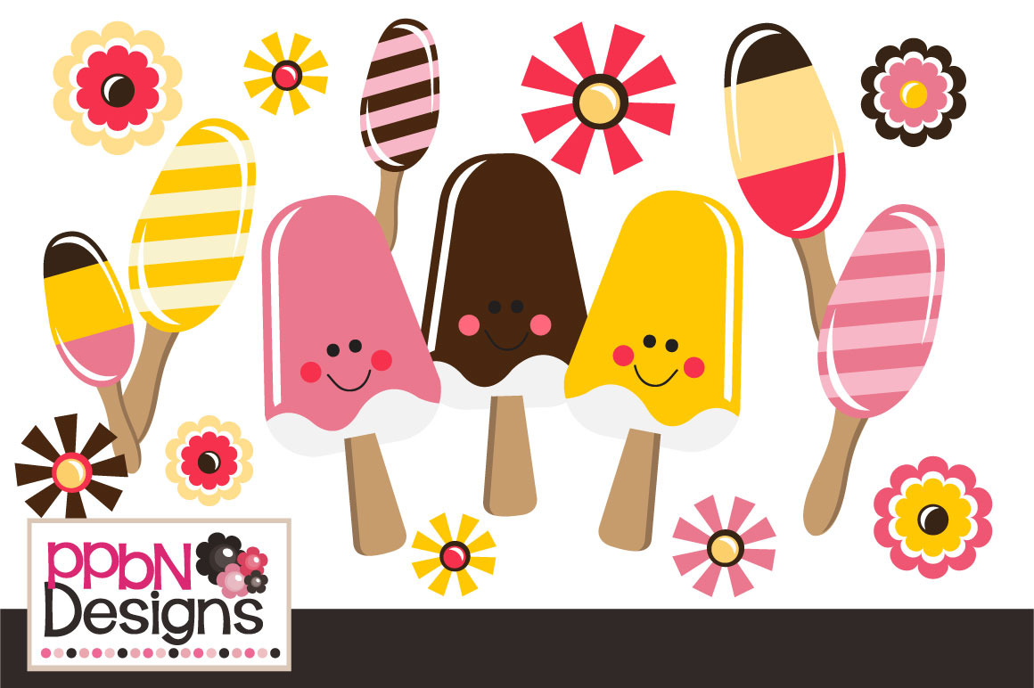 Popsicle Vectors and Clipart Set, an Illustration by PPbN Designs ...