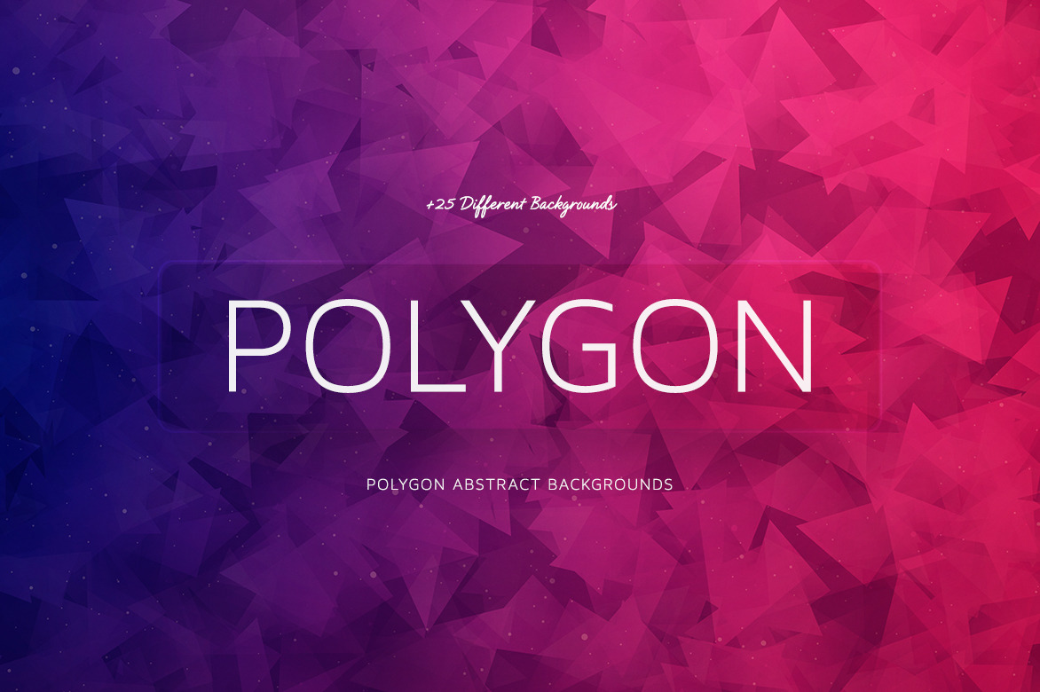 +25 Polygon Colorful Backgrounds, a Wallpaper Graphic by BIBIART
